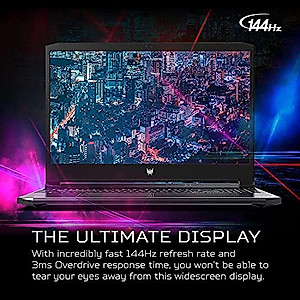 Acer Newest Predator Helios 300 Gaming Laptop | NVIDIA GeForce RTX 3060 | Intel i7-11800H | 15.6" FHD 144Hz 3ms IPS | Win 10 H | Killer WiFi 6 | Accessories (32GB RAM | 2TB PCIe SSD |1TB HDD)