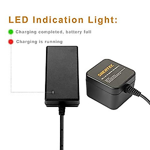 Shentec 2 Pack 3.5Ah 3.6V Replacement Battery Compatible with Black & Decker Versapak Vp100 Vp105 Vp110 Vp142 Vp143 Sears-Craftsman Pivot180 PLR36NC S100 S110 Ni-MH (Battery Charger Included)