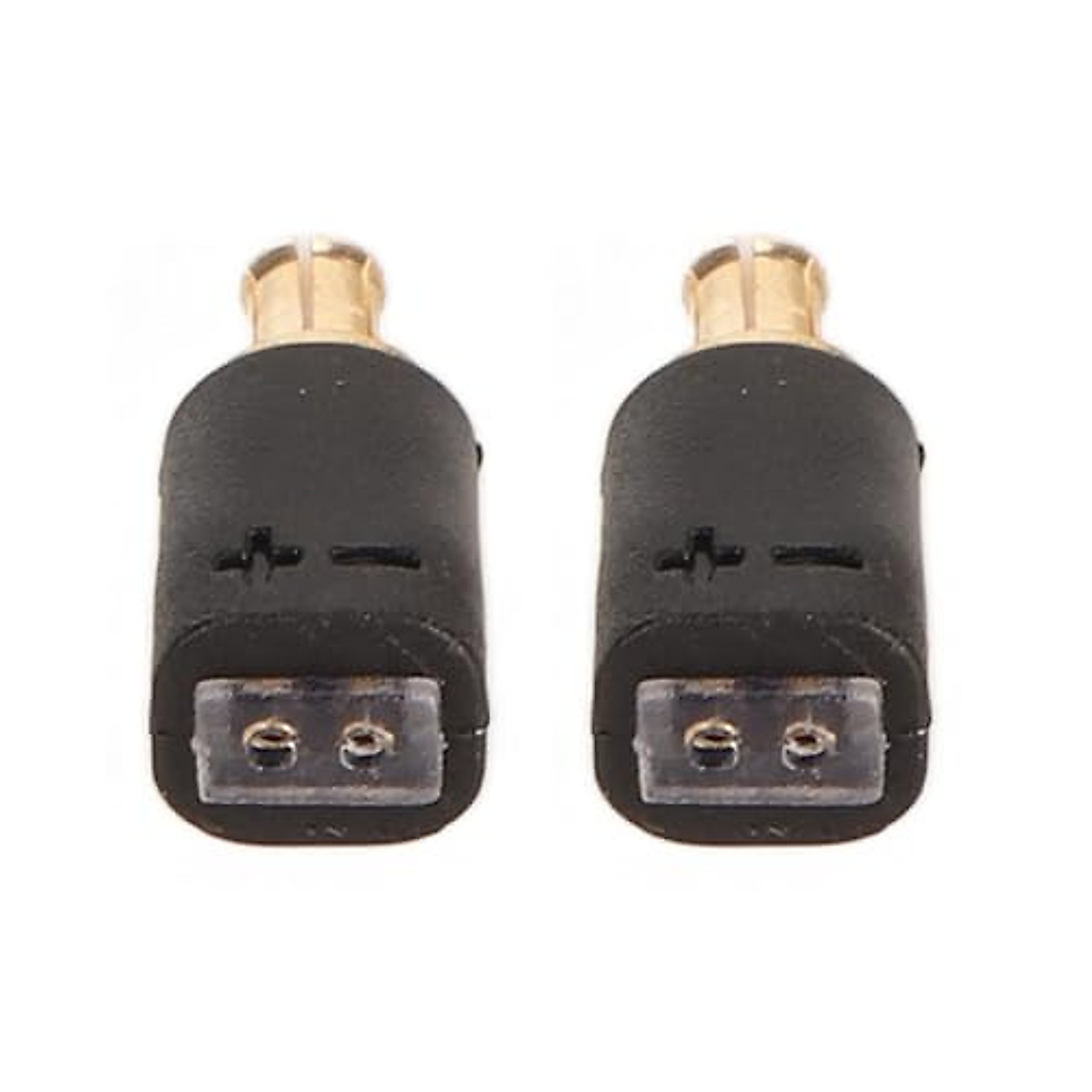 A2DC to 0.78mm Adapter, Male to Female Wearable Small Headphone Cable Connector Lossless Sound Lightweight Universal for CKR100 for LS300 for LS200 for CKS1100 (Black)