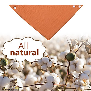 Funtery 8 Pieces Adult Drool Bibs Absorbent Large Drool Bandana Soft Drooling Snap Bibs Gifts for Special Needs Men Women, 8 Colors, 24.8 x 18.9 Inch