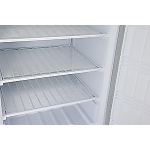 KoolMore KM-FMD20WH 21 Cu. ft. Commercial Reach-in Freezer in White Manual Defrost, Solid Door