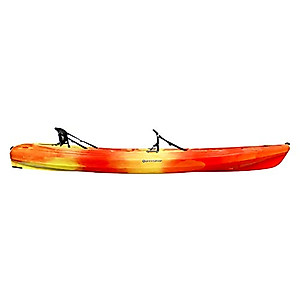 Perception Kayaks Perception Tribe 13.5 Sit on Top Tandem Kayak for All-Around Fun Large Rear Storage with Tie Downs, 13' 5"