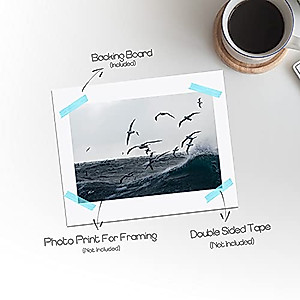 Golden State Art, 16x20 White Backing Board for Frames, DIY Projects, Photos (20 Pack)