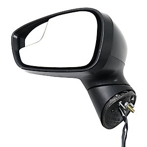 Kool Vue Driver Side Power Mirror for Ford Fiesta 2014-2019 With Signal Light & Spotter Glass Paintable For Models Without Cold Weather Package