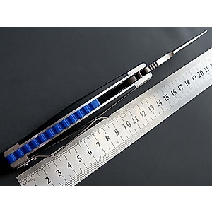 Eafengrow EF15 Folding Blade Knives 7.9 inch 9Cr18Mov Blade and G10 Handle Outdoor Camping Knife