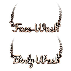 KreaSHen Soap and Lotion Label Tags Rust Resistant (Face Body Wash Bronze)