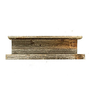 BarnwoodUSA Rustic Shelf, Hanging Wooden Wall Ledge, Country Home Decor