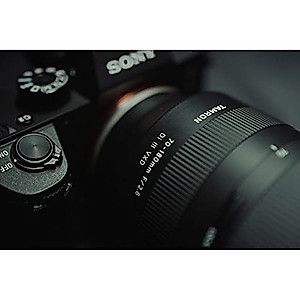 Tamron 70-180mm f/2.8 Di III VXD Lens for Sony E (AFA056S-700) Intl Model Bundle with 64GB SD Card + Lens Case + Wireless Remote + Tripod + 3-Piece Filter Kit + Wide Angle Lens + Lens Cleaning Kit