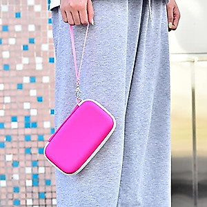 Case Only Compatible with Texas Instruments TI-30XIIS Scientific Calculator, Travel Office Calculators Storage Holder Bag with Extra Mesh Pocket for Pens, USB Cables and Accessories (Bag Only) - Red