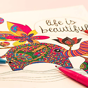 Pentel Arts Sign Pen, Fiber-tipped, Black Ink 36-pk Canister (S520PC36A)