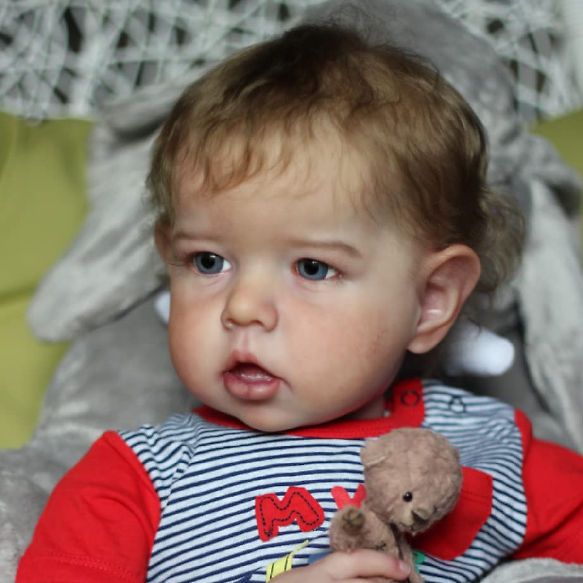 CHAREX Reborn Toddler Doll - Realistic Lifelike Reborn Boy Doll, 22 inch Weighted Soft Body Gift Toy for Kids Age 3+