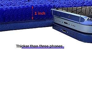 RUN HELIX Bathroom Rugs Sets 3 Piece,Bath Rugs for Bathroom, Bath Mats, Bathroom Sets,Extra Soft and Absorbent Shaggy Rugs, Bath Mat Set for Tub, Shower, and Bathroom,Royal Blue