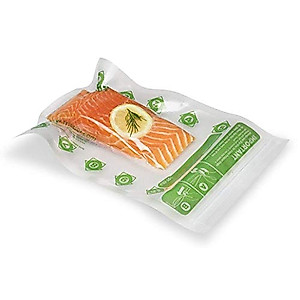 Oliso Pro VAC-SNAP Bags for Oliso Vacuum Sealers (28 Medium 1 Quart Bags, 20 Large 1 Gallon Bags)