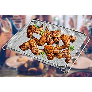 Replacement Air Fry Basket for Ninja Foodi DT251 Air Fryer Oven,Stainless Steel Air Fryer Basket for Ninja Foodi DT201,DT200,Accessories for Ninja Foodi 10-in-1 Smart XL Air Fry Oven