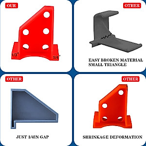 Upgraded Flooring Spacers Kit with 1/4” & 1/3” Gap, Wood Floor Install Tool for Laminate, Vinyl Plank, Floor Installation (1/4‘’ Gap+1/3‘’ Gap, Red, 20)