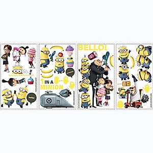 RoomMates Minions Despicable Me 2 Peel and Stick Wall Decals , RMK2080SCS