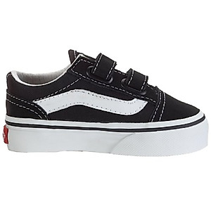 Vans Unisex-Child Old Skool V-K, Black, 6 Little Kid