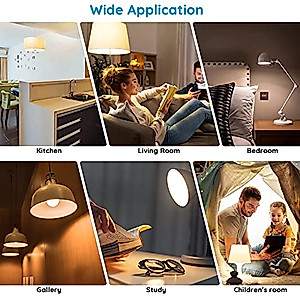 KHSUIN Smart Light Bulbs,Dimmable 2700K-6500K RGBCW Color Changing Alexa Light Bulb Works with Alexa,Echo,Google Home,E26 A19 WiFi Light Bulbs(80W Equivalent)Amazon Certified Alexa Smart Bulb,2 Pack