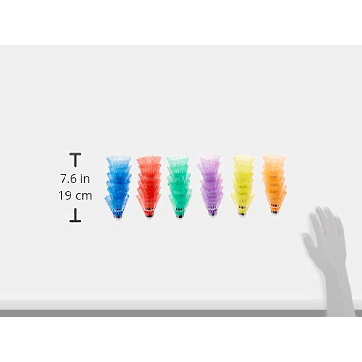 BSN Shuttlecocks, Multicolor, 36 count