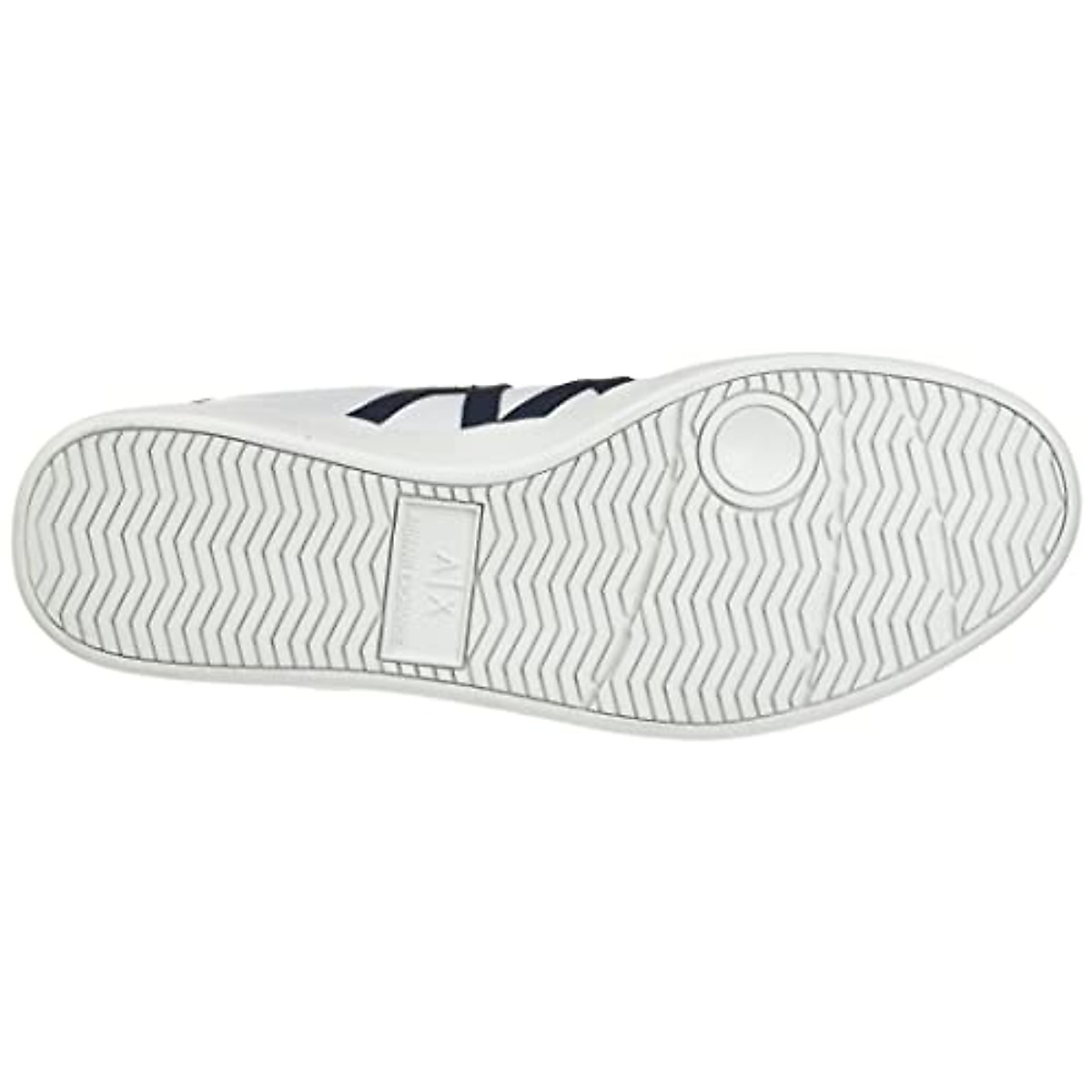 A|X ARMANI EXCHANGE Men's Classics Sneaker, Opt White + Navy + R, 6