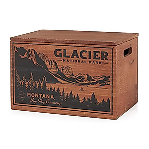 Better Wood Products Limited Edition Protect The Parks Series All Natural Fatwood Fire Starter Sticks, 13 Pound Wooden Crate, Glacier