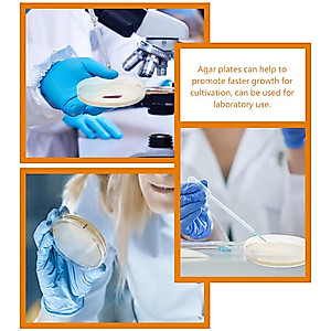 ULTECHNOVO Nutrient Agar Plates, Nutrient Agar Petri Dishes Science Project Kit, Pre-Poured Agar Plates for Students Science Fair Projects