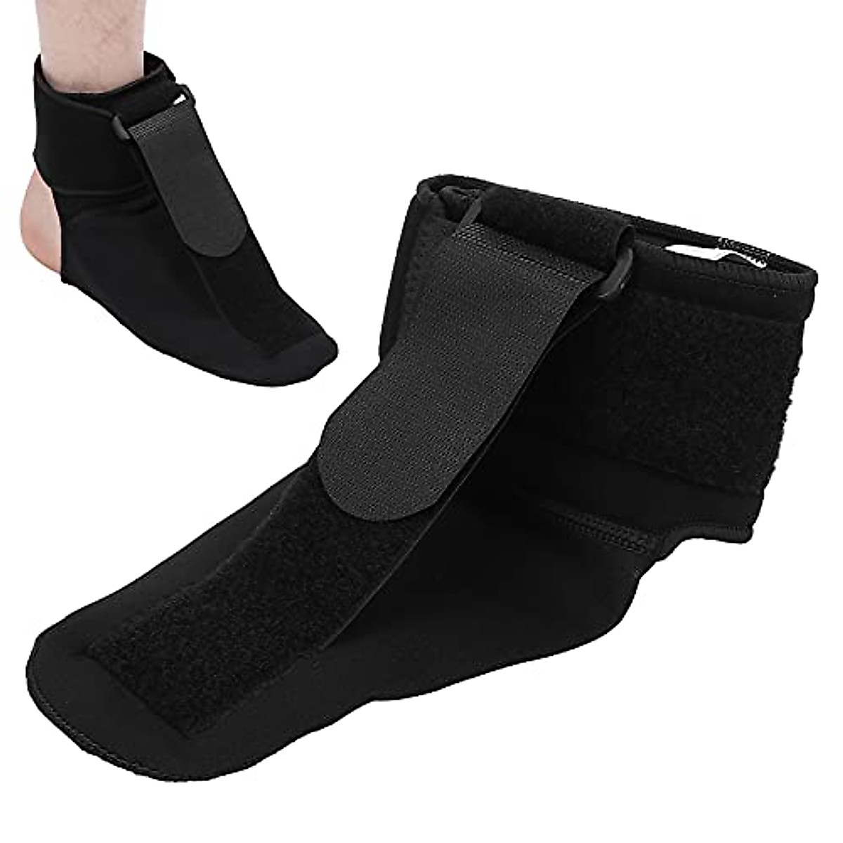 Plantar Fasciitis Night Splint, Foot Drop Brace Pain Relief Adjustable Skin Friendly for Foot Correction for Women for Recovery for Men(S)