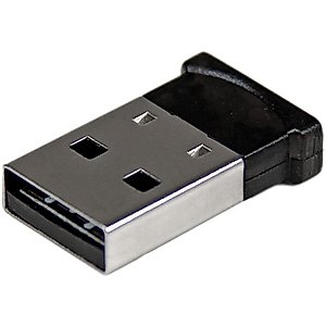 StarTech.com Bluetooth Adapter - Mini Bluetooth 4.0 USB Adapter - 50m/165ft Wireless Bluetooth Dongle - Smart Ready LE+EDR (USBBT1EDR4),Black