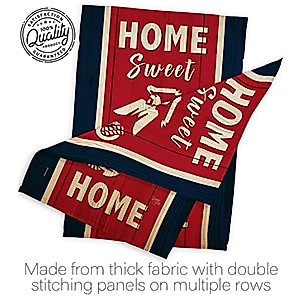 Home Sweet Marine Corps Garden Flag - Set Mailbox Hanger Armed Forces USMC Semper Fi United State American Military Veteran Retire Official - House Banner Small Yard Gift Double-Sided 13 X 18.5