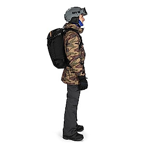 Osprey Soelden 32L Ski and Snowboard Backpack, Black, One Size