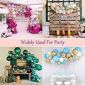 Coogam Balloon Arch Garland Decorating Strip Kit - 64 ft Ballon Tape Strips and 200 Dot Glue for Birthday Wedding Baby Shower Party DIY Decorations (Upgraded Version)