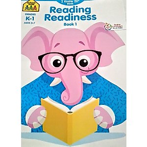 School Zone an I Know It! Reading Readiness Workbook Book 1, Grades K-1