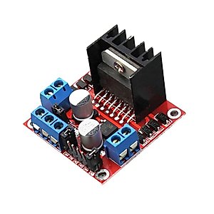 Ardest L298N Dual H-Bridge Motor Drive Controller for Arduino Smart Car Robot Power Stepper Motor Driver Module