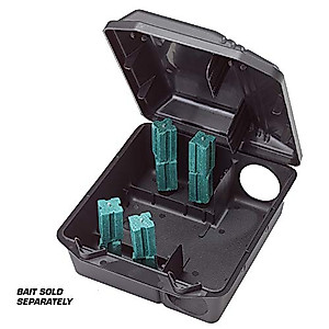 Tomcat Rodent Station, Includes 1 Rodent Station with 4 Bait Securing Rods and 1 Security Key - Fits Rat or Mouse Sized Traps (Baits & Traps Sold Separately) - Use Indoors or Outdoors