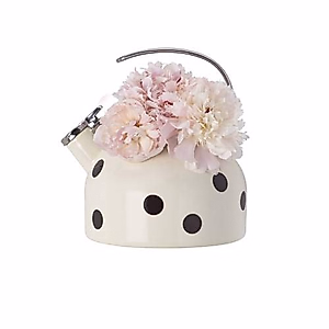 Kate Spade New York Black Deco Kettle, 3.80 LB, Scatter Dot