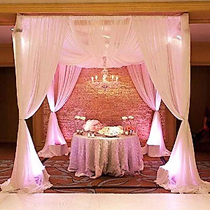 Balsa Circle 10 ft Adjustable 4 Post Height Canopy Chuppah Mandap Hardware Kit Outdoor Wedding Decorations Photo Booth Photography Party Supplies