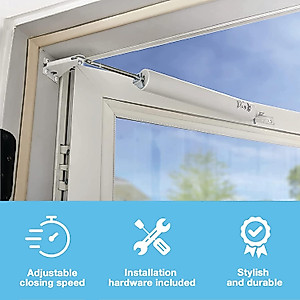 Wright Products V150WH Heavy Duty Pneumatic Closer, White