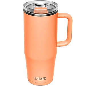 CamelBak Thrive Leak-Proof 32 oz Stainless Steel Mug for Travel, Coffee, Tea, Hot Beverages - Spill Proof Cup-holder, Desert Sunrise