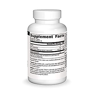 Source Naturals Calcium D-Glucarate 500mg Cellular Detoxifier - 60 Tablets