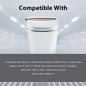 Flush Valve Seal for American Standard, 3 Pack Upgraded Silicone Material 7301111-0070A American Standard Toilet Parts Replacement for Champion 4 and Eljer Titan 4