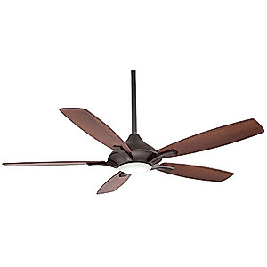 Petersford 52 in. LED Oil Rubbed Bronze Ceiling Fan