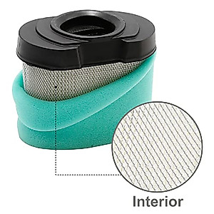 LA155 792105 MIU11515 Air Filter Replacement for John Deere D150 D155 D160 D170 E160 E170 E180 L118 L120 LA140 LA150 LA165 LA175 X130R Z225 Z245 Z425 Z435 Z525E Z625 Lawn Mower with 492932 Oil Filter