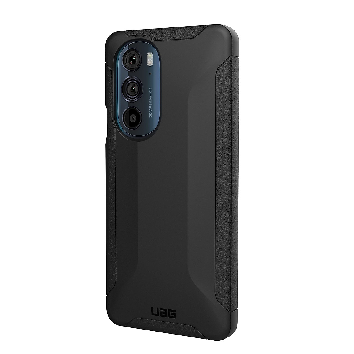 URBAN ARMOR GEAR UAG Case Made for Motorola Edge+ Plus 5G UW, Edge+ Plus 2022 Scout Black, Rugged Heavy Duty Shockproof Impact Resistant Slim Fit Protective Cover