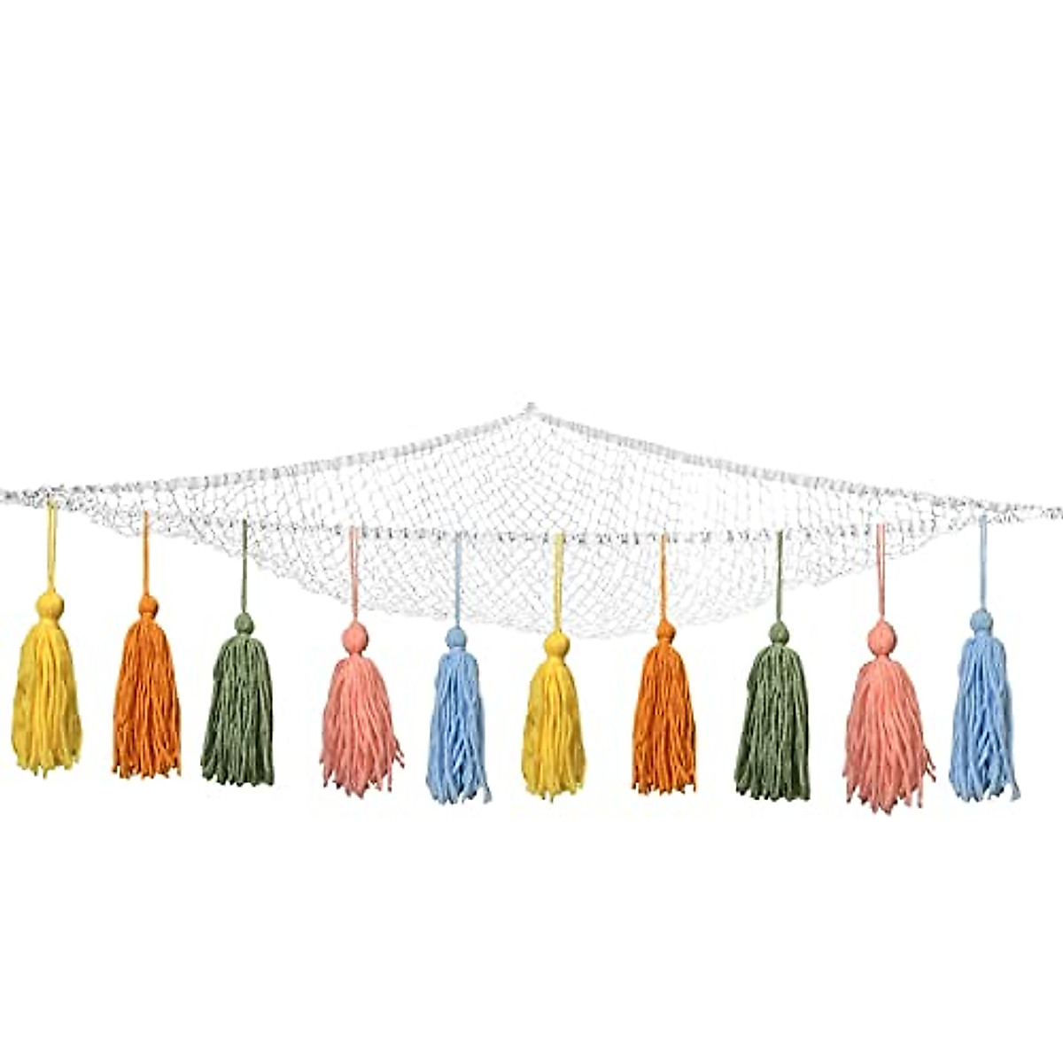 LXUNYI Stuffed Animal Net or Hammock, Net for Stuffed Animals, Plush Toy Net Hammock for Stuffed Animals with Tassels Corner Hanging Mesh Toys Stuffy Net Hammock for Wall
