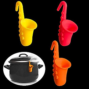 XYG Spill-Proof Steam Releaser Pot Lid Holders,Silicone Lid Lifters for Pots and Saucepan,Boil Over Stopper,Kitchen Gadgets for Cooking (3)