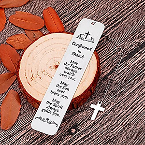Christian Bookmark Bible Verse Inspirational Gifts for Women Men Religious Gifts Bookmarks Book Lovers Godson Book Marks Baptism Catholic Christmas Graduation Birthday Gifts for Female Book Mark