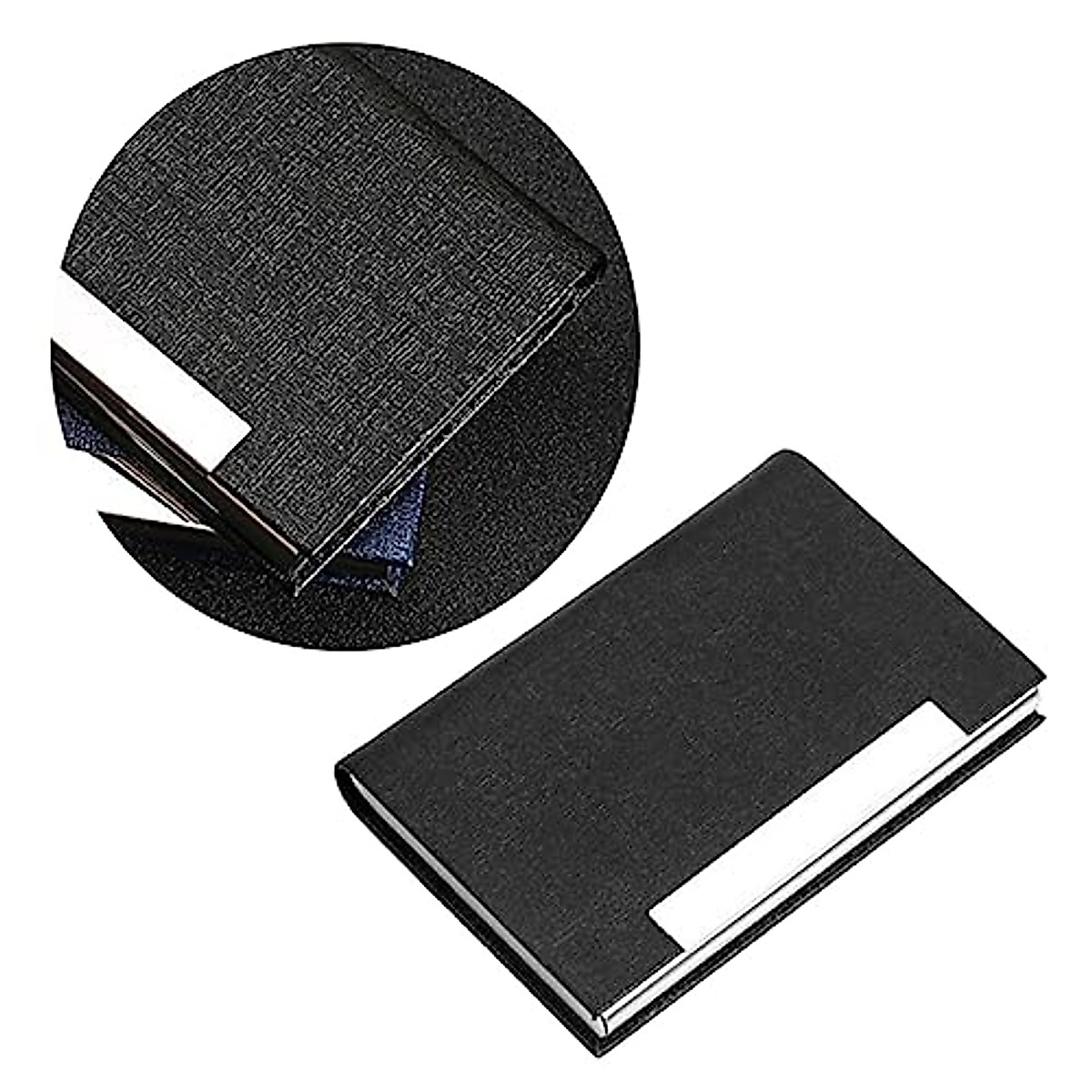 STOBOK 3pcs Purses Name Holder Stainless Steel Case Business