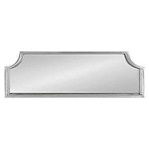 Kate and Laurel Ciel Modern Glam Metal Wall Shelf Set, Set of 2, Silver, Elegant Wall Decor and Storage