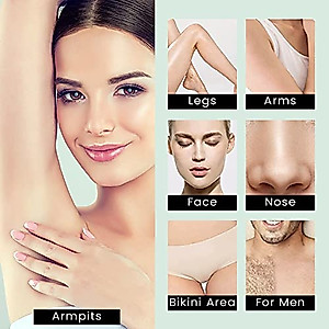 NEOMANN Waxer II Waxing Kit for Women and Men Non-Sticky, Teflon-Coated - Wax Warmer for Hair Removal incl. 300g Wax Beads, 20 Spatulas - Wax Machine or Wax Pot perfect Brazilian Wax Kit for Women