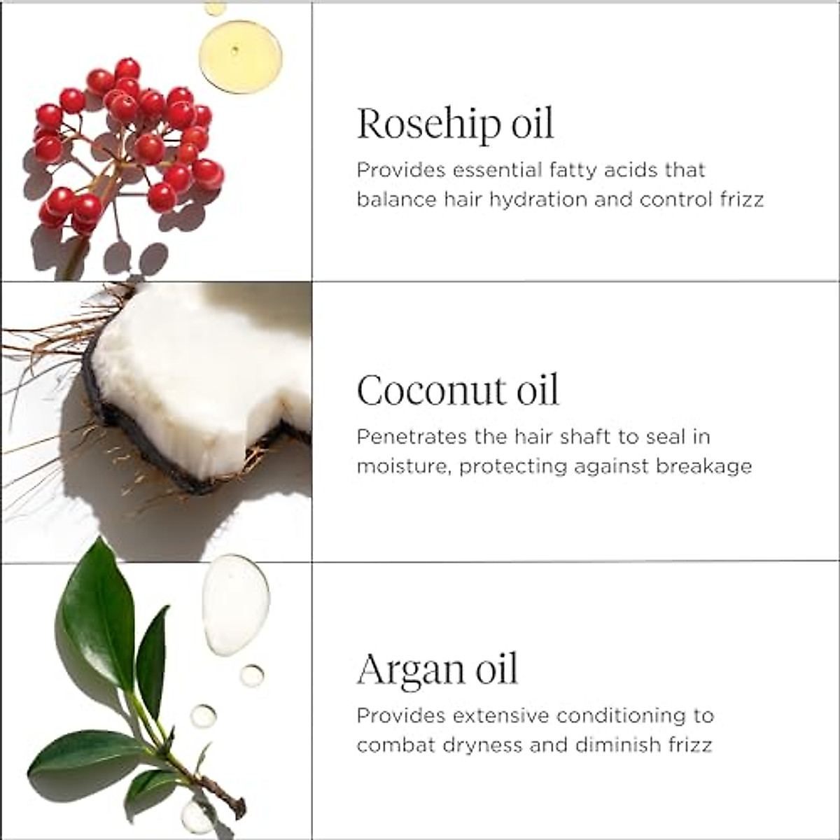 Briogeo Farewell Frizz Smoothing Shampoo, Tame Frizz and Restore Shine to Dull, Dry Hair, Nourishes and Smooths, Argan Oil for Shine, Vegan, Cruelty-Free, 8 fl oz